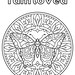 Mindful Coloring Pages for Kids and Adults - Etsy