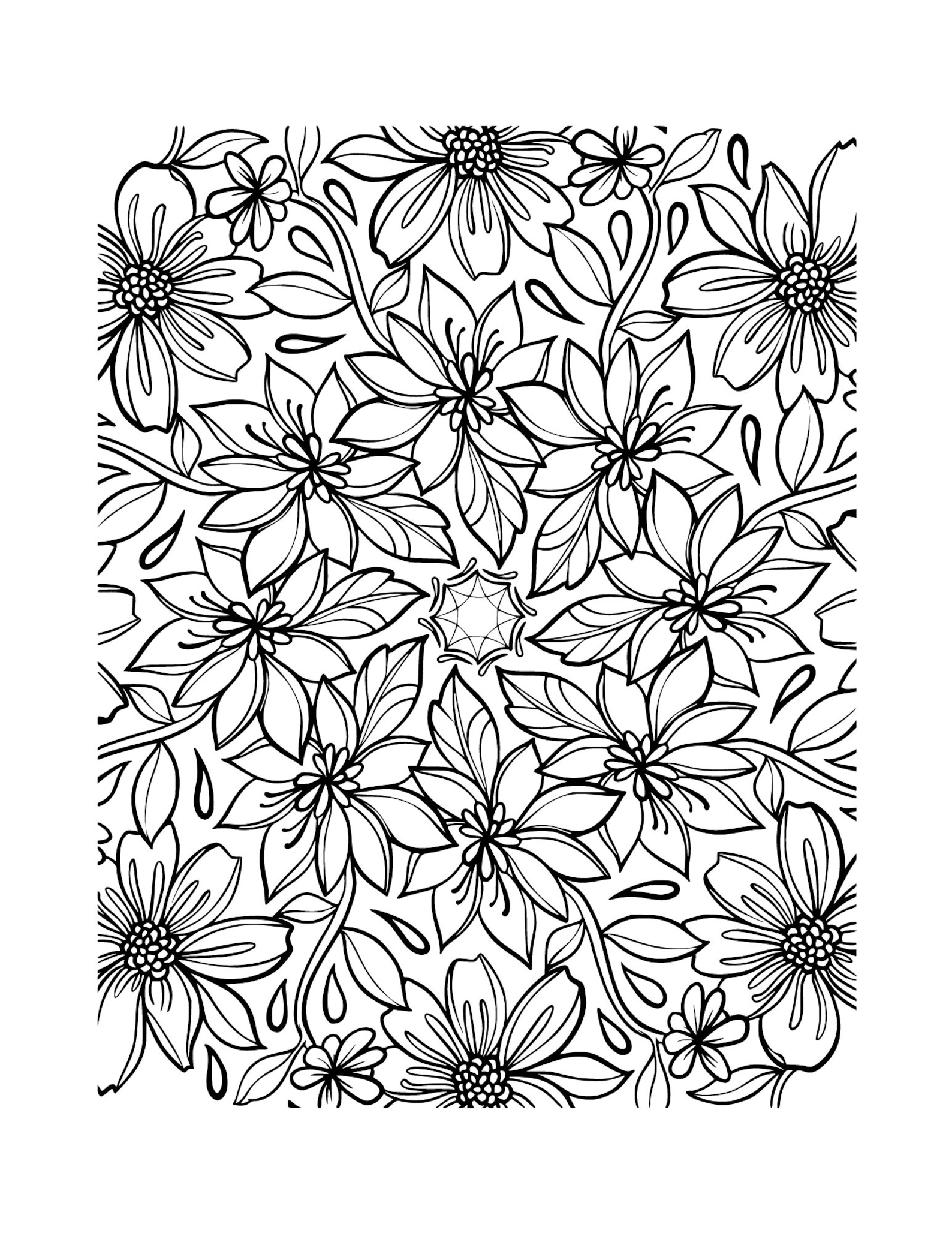 Mindful Coloring Pages for Kids and Adults - Etsy