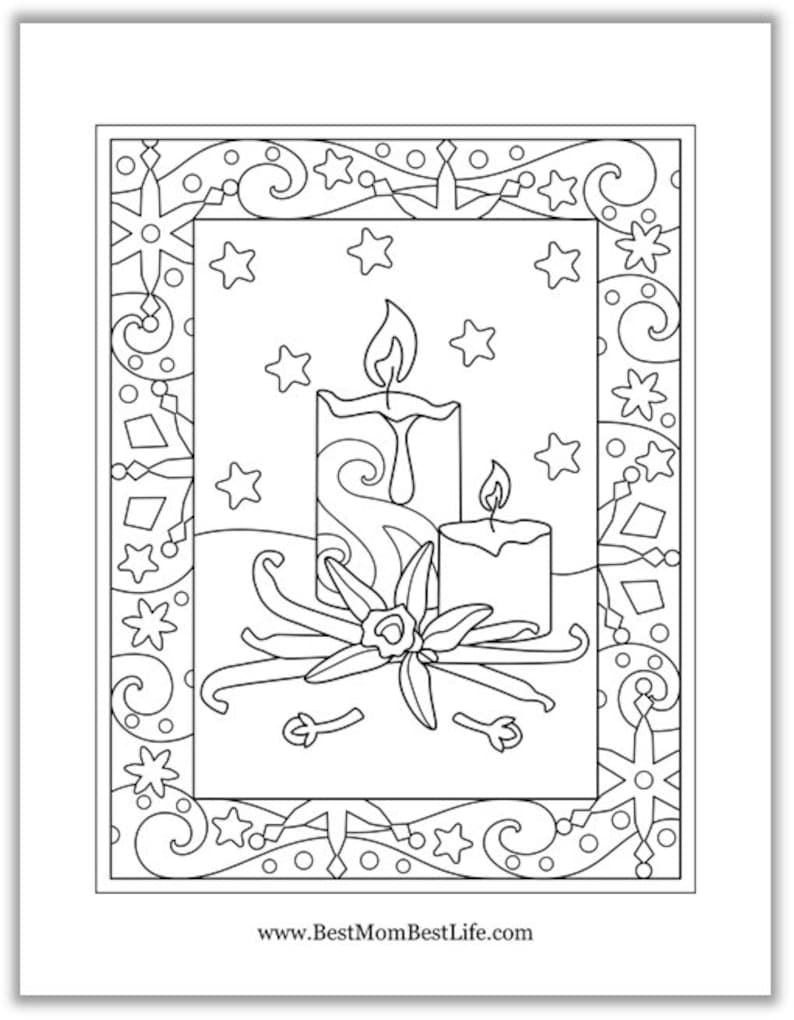 Inspirational Christmas Coloring Book: Relaxing, Whimsical Pages for ...