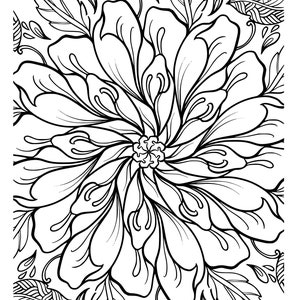 Mindful Coloring Pages for Kids and Adults - Etsy