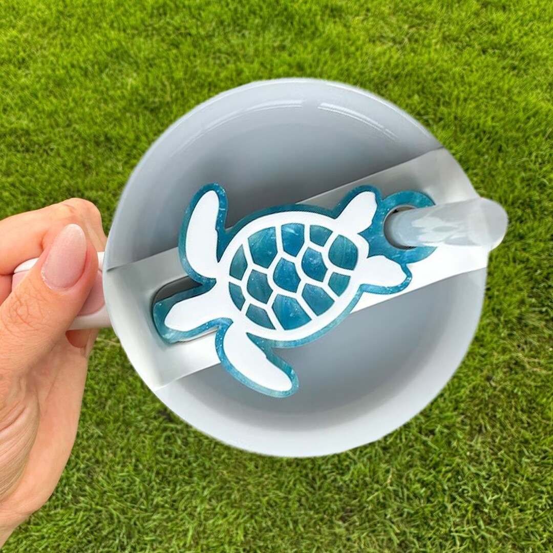 Turtle Stanley Name Plate, Stanley Name Plate, Cute Stanley Accessories ...