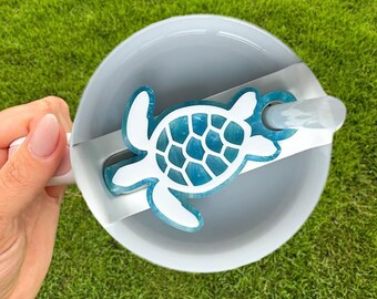 Sea Turtle Stanley Name Plate, Turtle Name Plate, 40oz Stanley Name ...