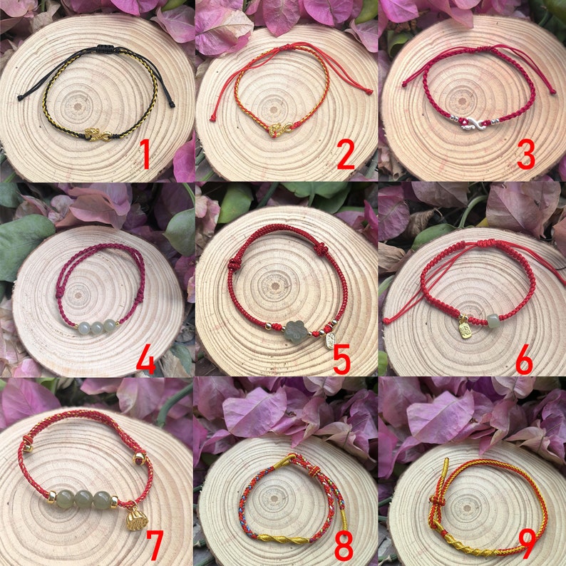 Lucky Dragon Handmade Woven Rope New Year Bracelet, Handwoven Rope ...