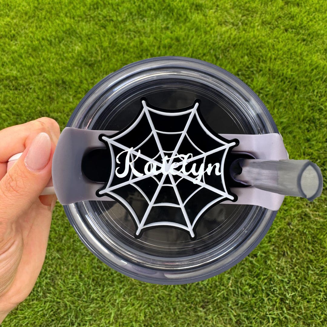 Personalized Halloween Spider Web Name Tag for 40oz Stanley Cup,name ...