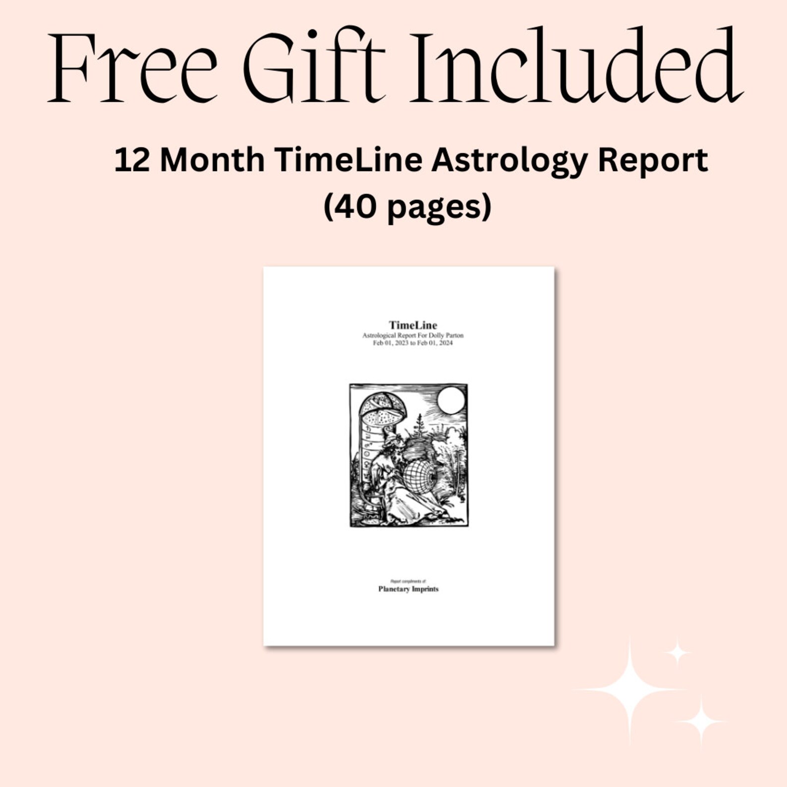 Personalized Natal Chart Astrology Report + 12-month Timeline (digital ...