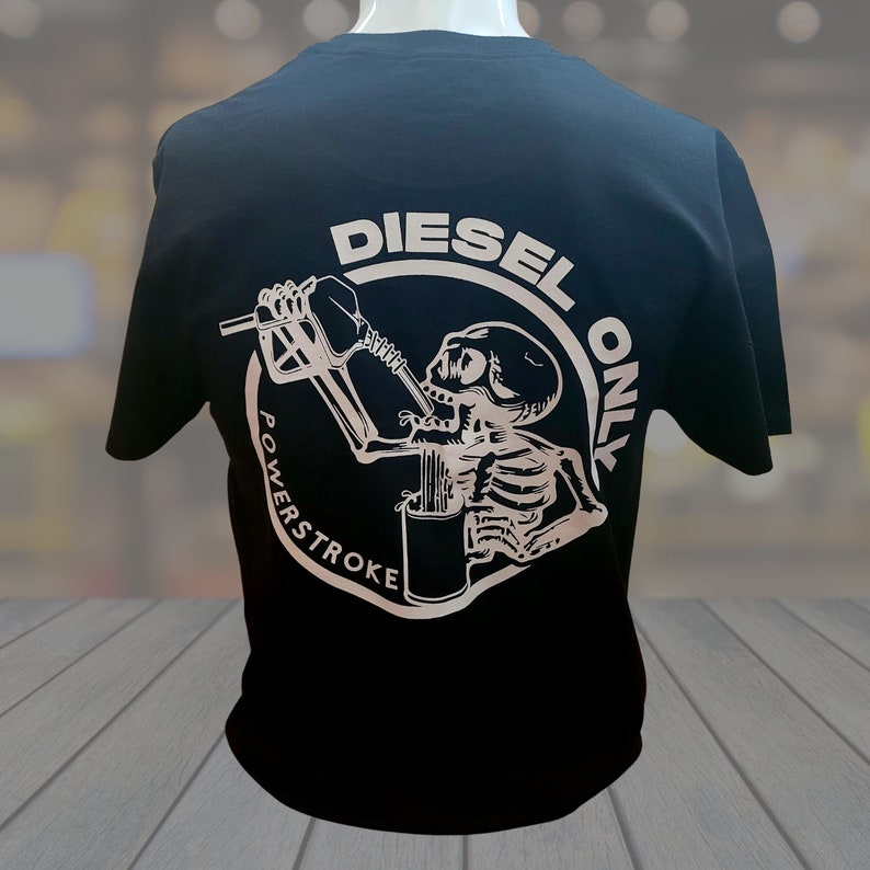 Diesel Only - Powerstroke | Duramax | Cummins Shirt | Truck Enthusiasts ...