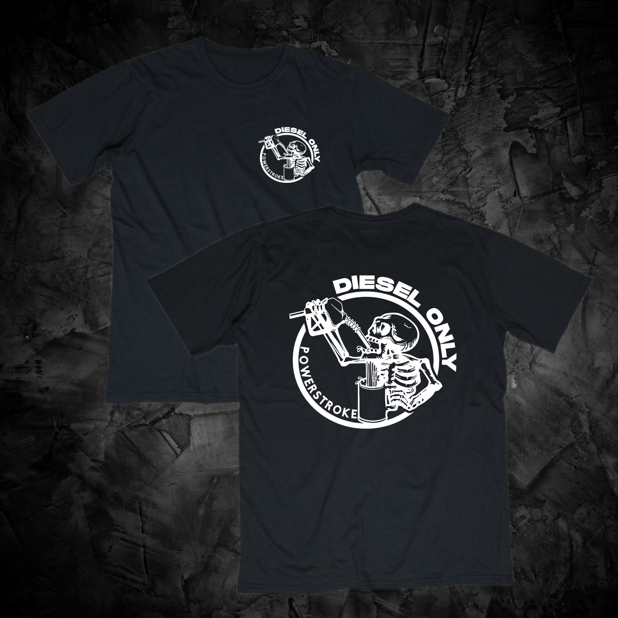 Diesel Only - Powerstroke | Duramax | Cummins Shirt | Truck Enthusiasts ...