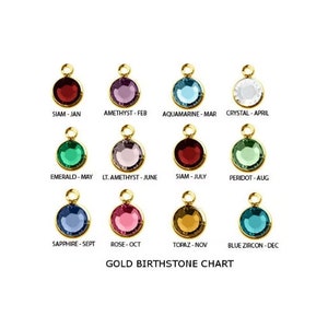 Custom Add-on: Birthstones - Etsy