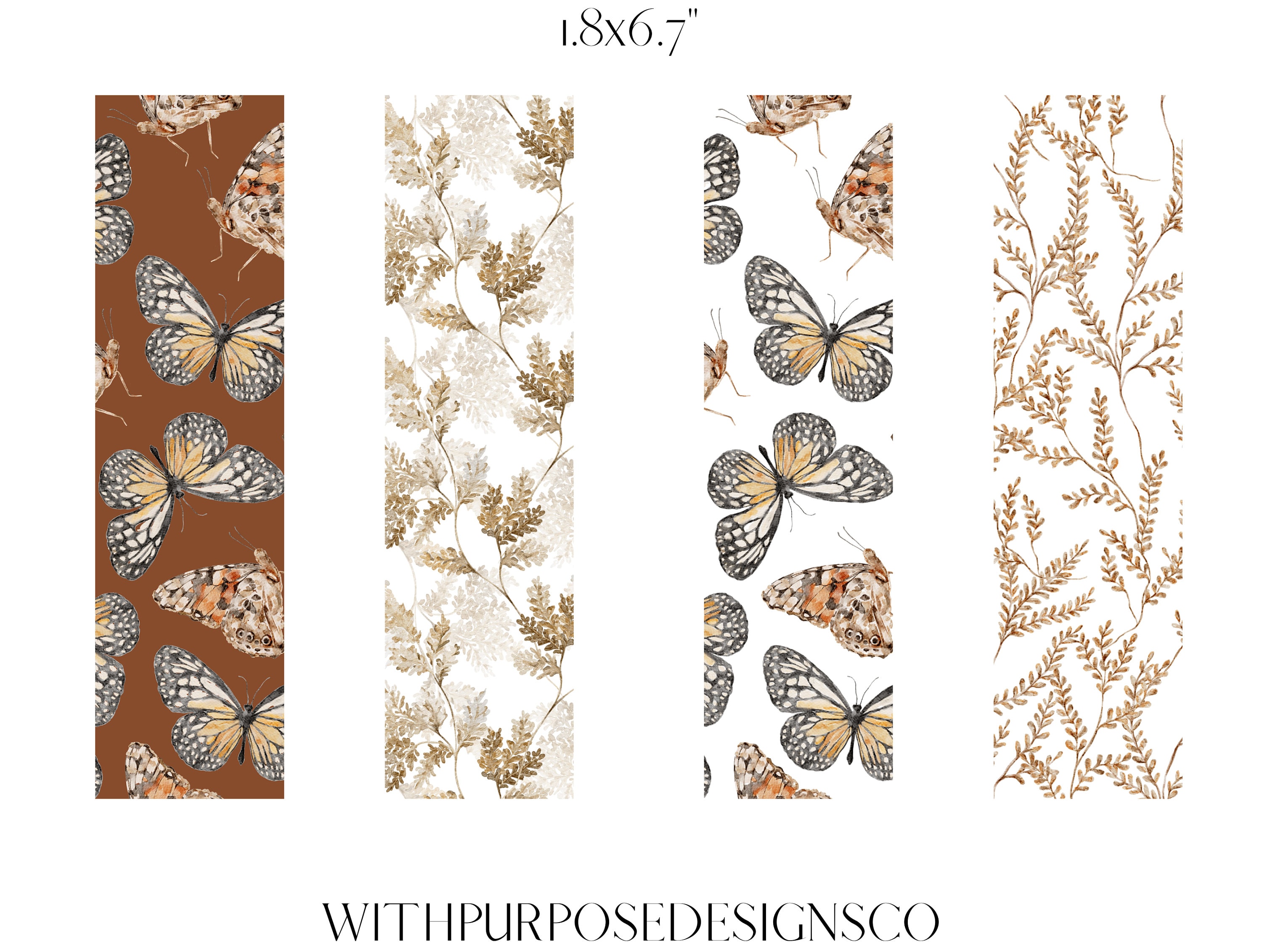 Printable Bookmarks, Digital Download, Digital Print Bookmarks ...