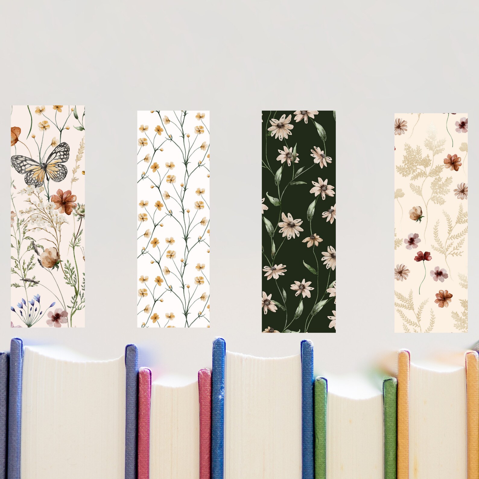 Printable Bookmarks, Digital Download, Digital Print Bookmarks ...