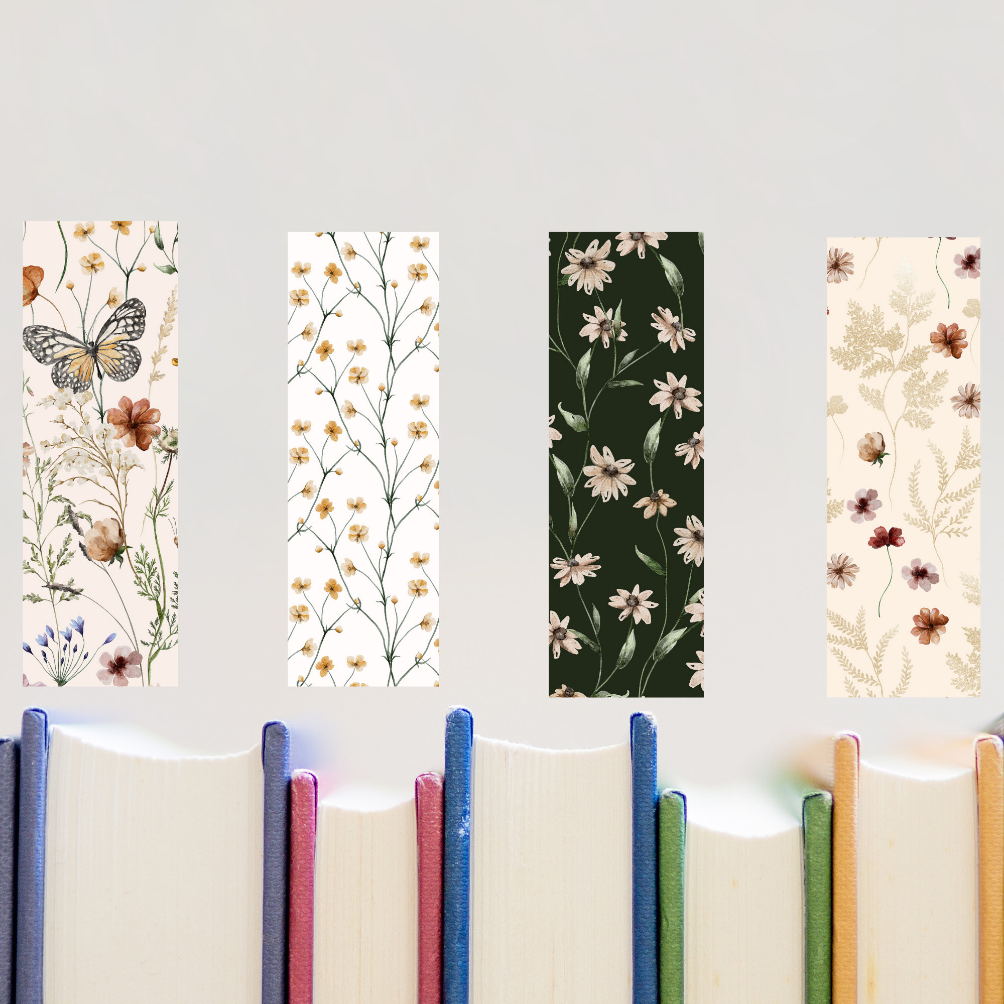 Printable Bookmarks, Digital Download, Digital Print Bookmarks ...