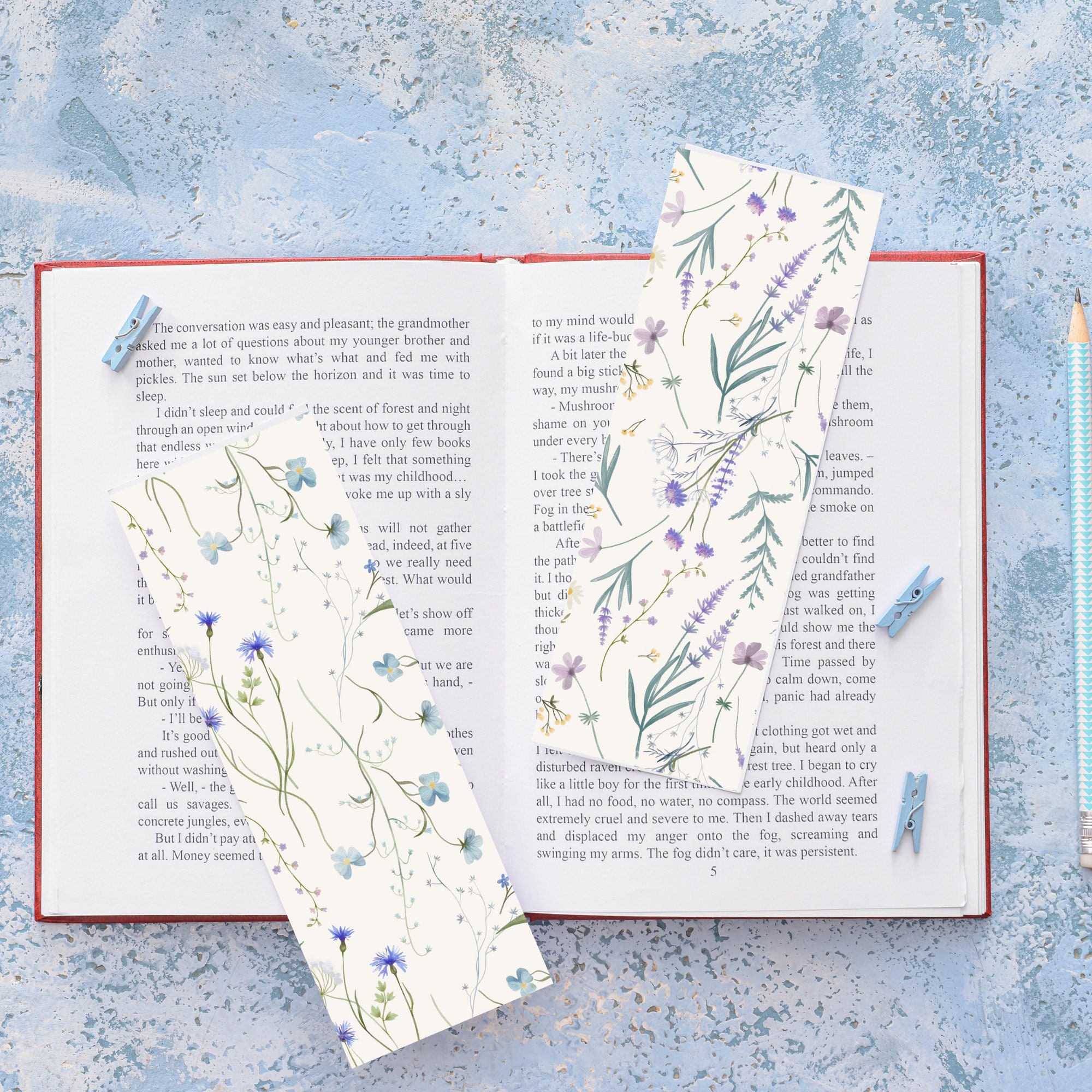 Printable Bookmarks, Digital Download, Digital Print Bookmarks ...