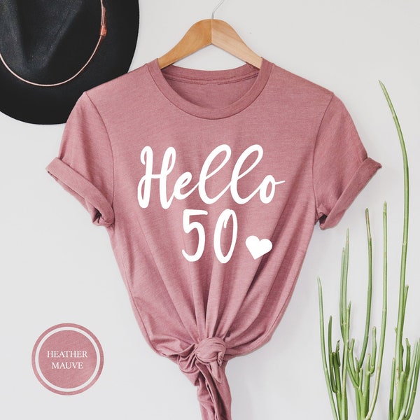 Hello 50 - Etsy