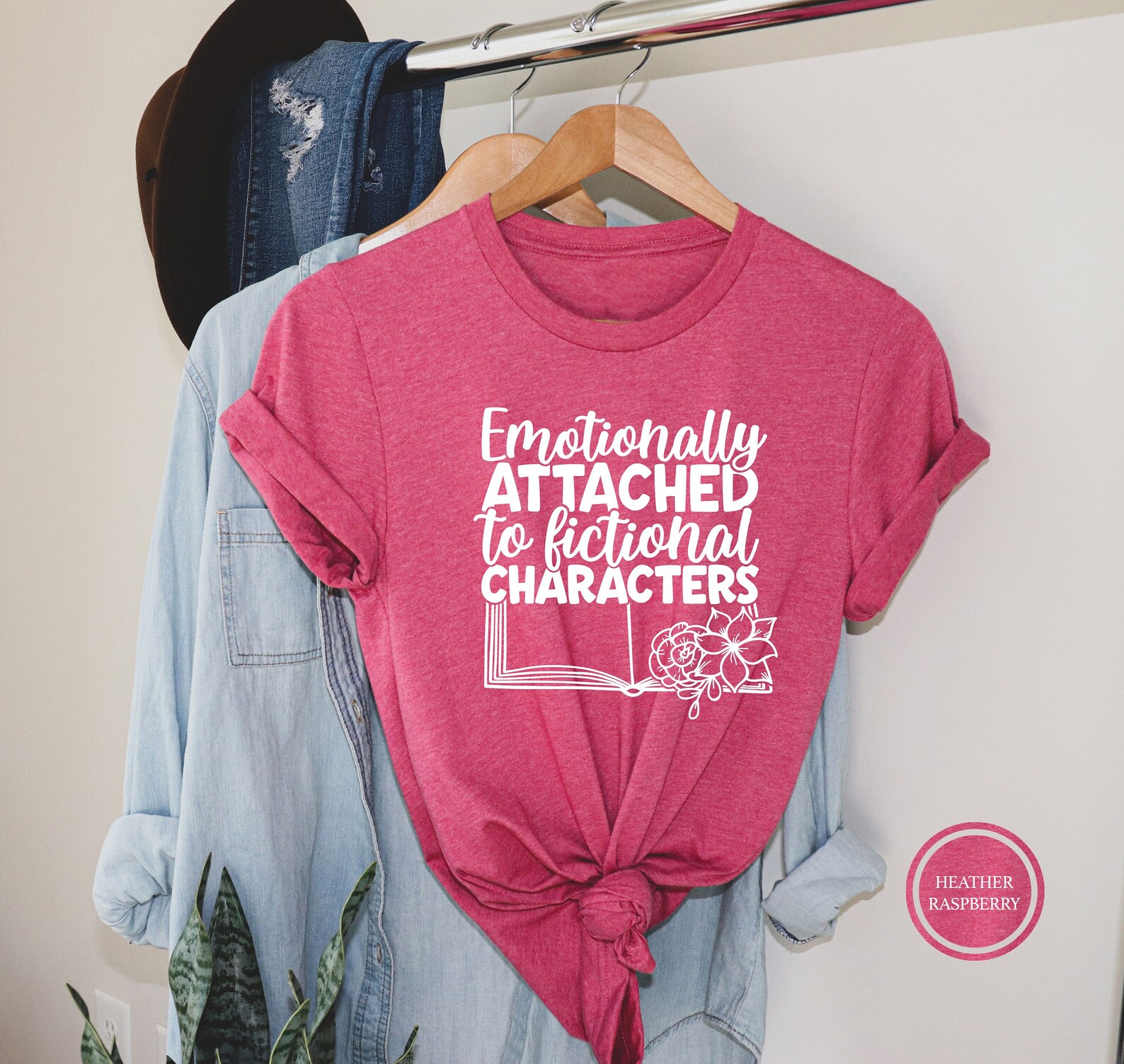 Emotionally Attached to Fictional Characters Shirt, Reading Lover, Book ...