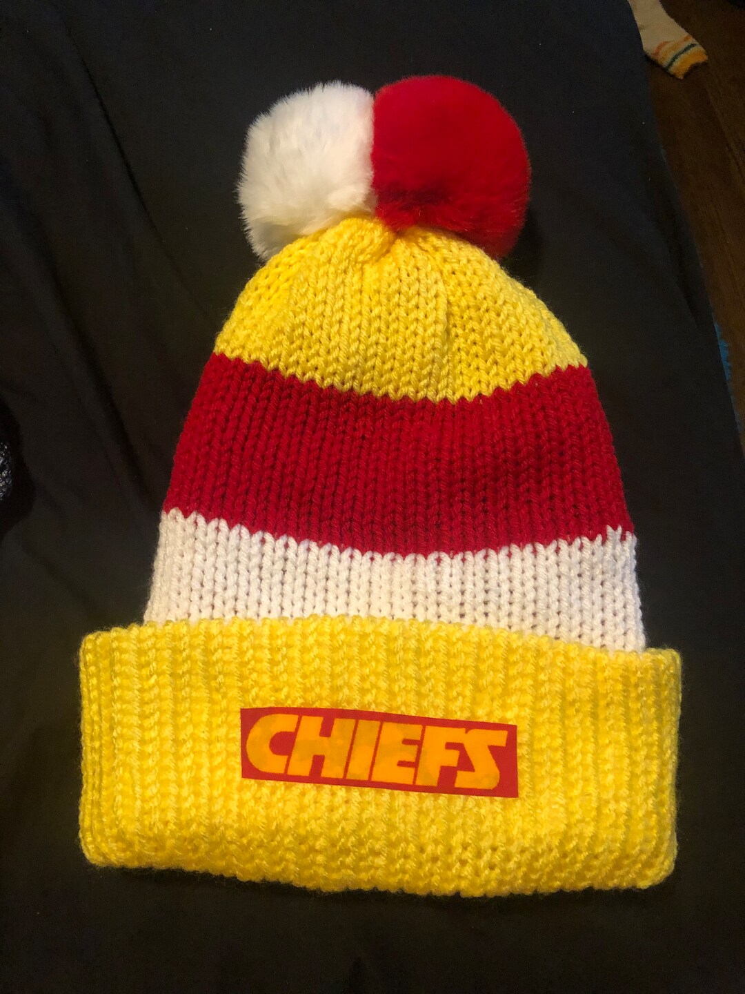 Kc Chiefs Beanie - Etsy