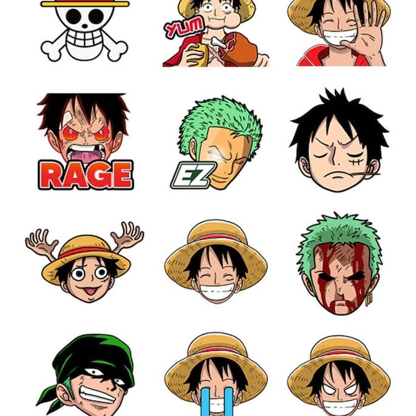 Zoro One Piece Emotes - Etsy