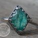 Amazonite Ring, Handmade With Sterling Silver and a Diamond Shaped ...