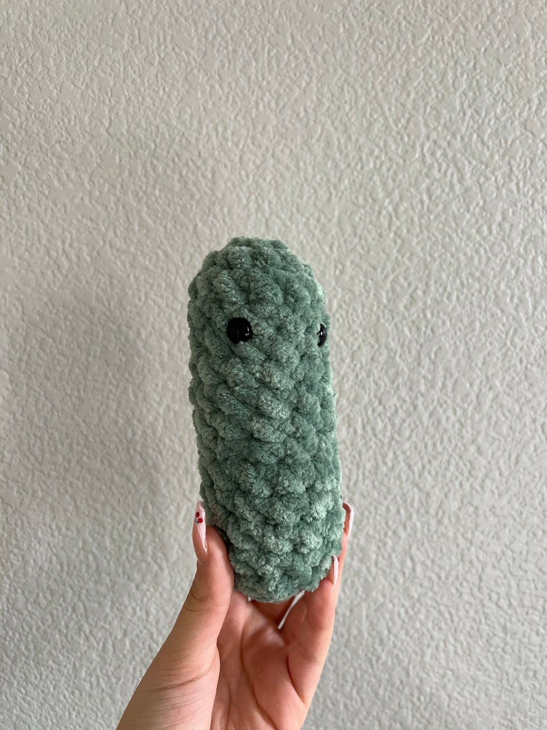 3 Different Sized Crochet Pickles | Amigurumi Plushy | Mini Pickle ...
