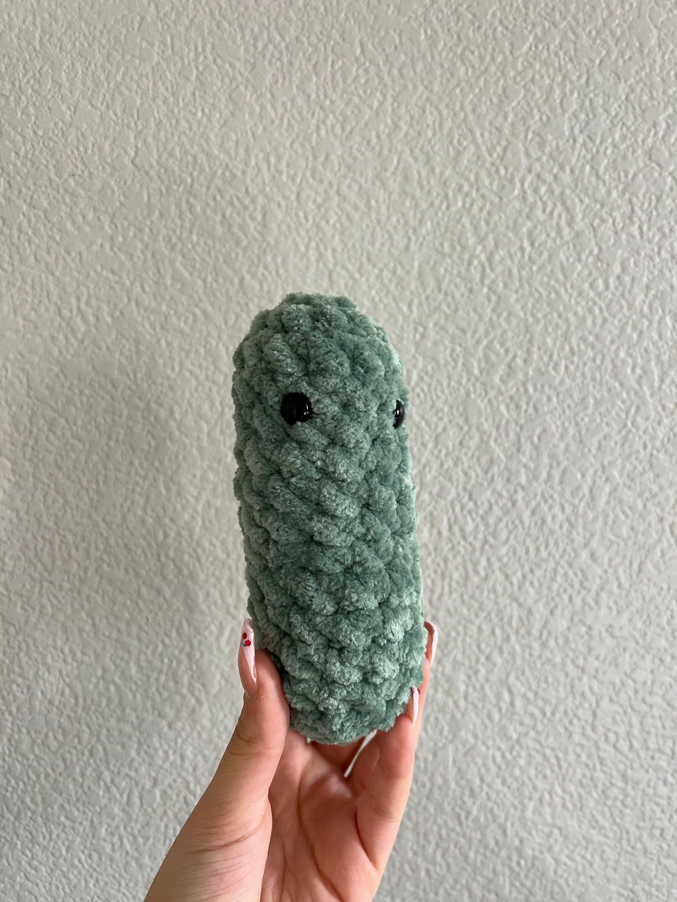 3 Different Sized Crochet Pickles | Amigurumi Plushy | Mini Pickle | Small Pickle | Large Pickle ...