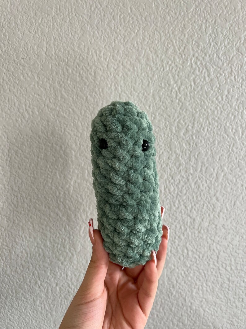 3 Different Sized Crochet Pickles | Amigurumi Plushy | Mini Pickle ...