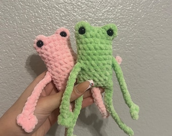 Crochet Long Leg Frog - Etsy