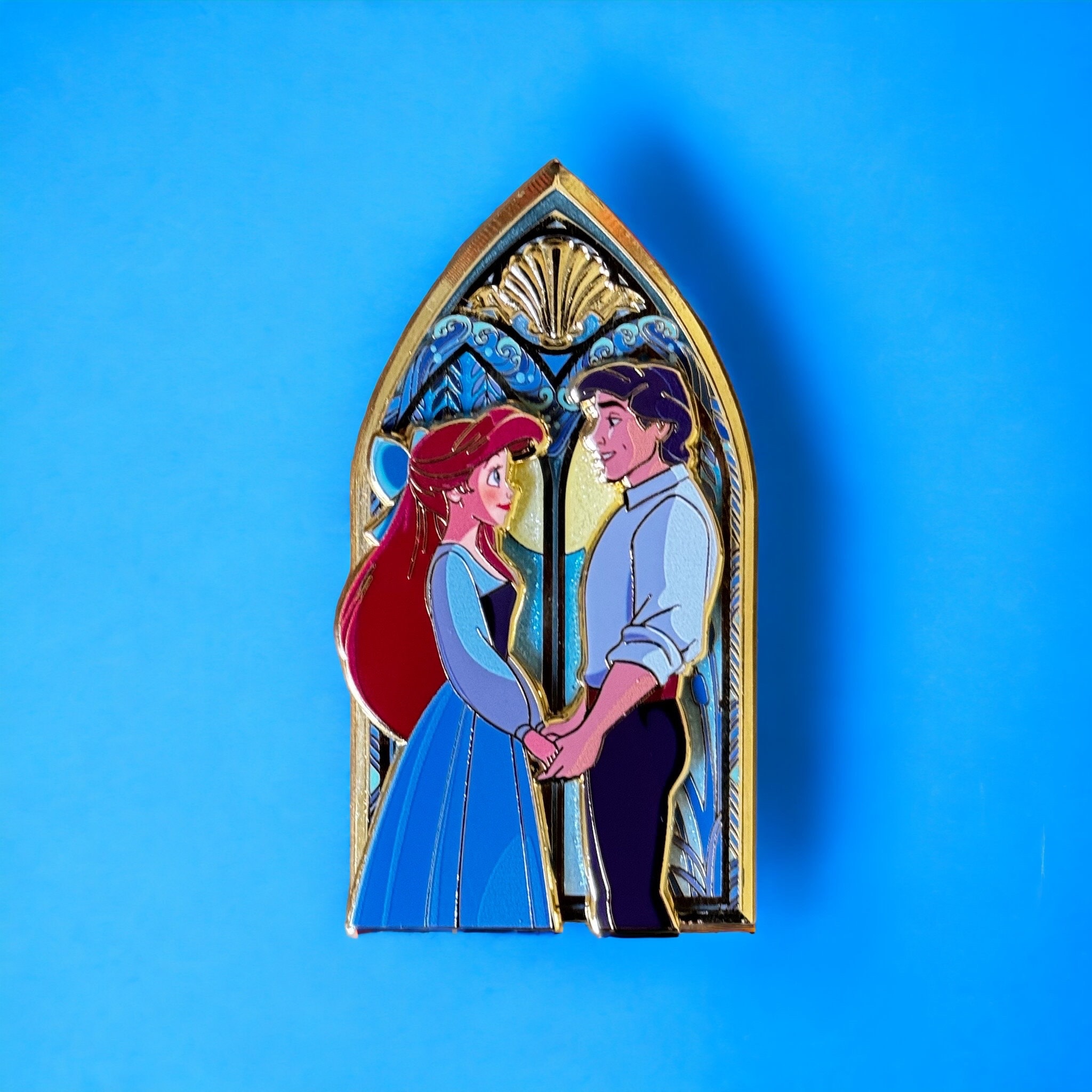 Ariel & Eric Fantasy Pin // ARCHES - Etsy