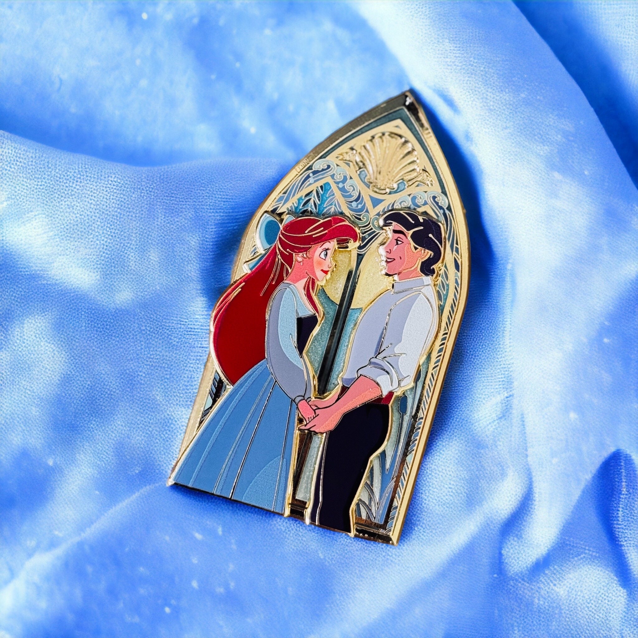 Ariel & Eric Fantasy Pin // ARCHES - Etsy