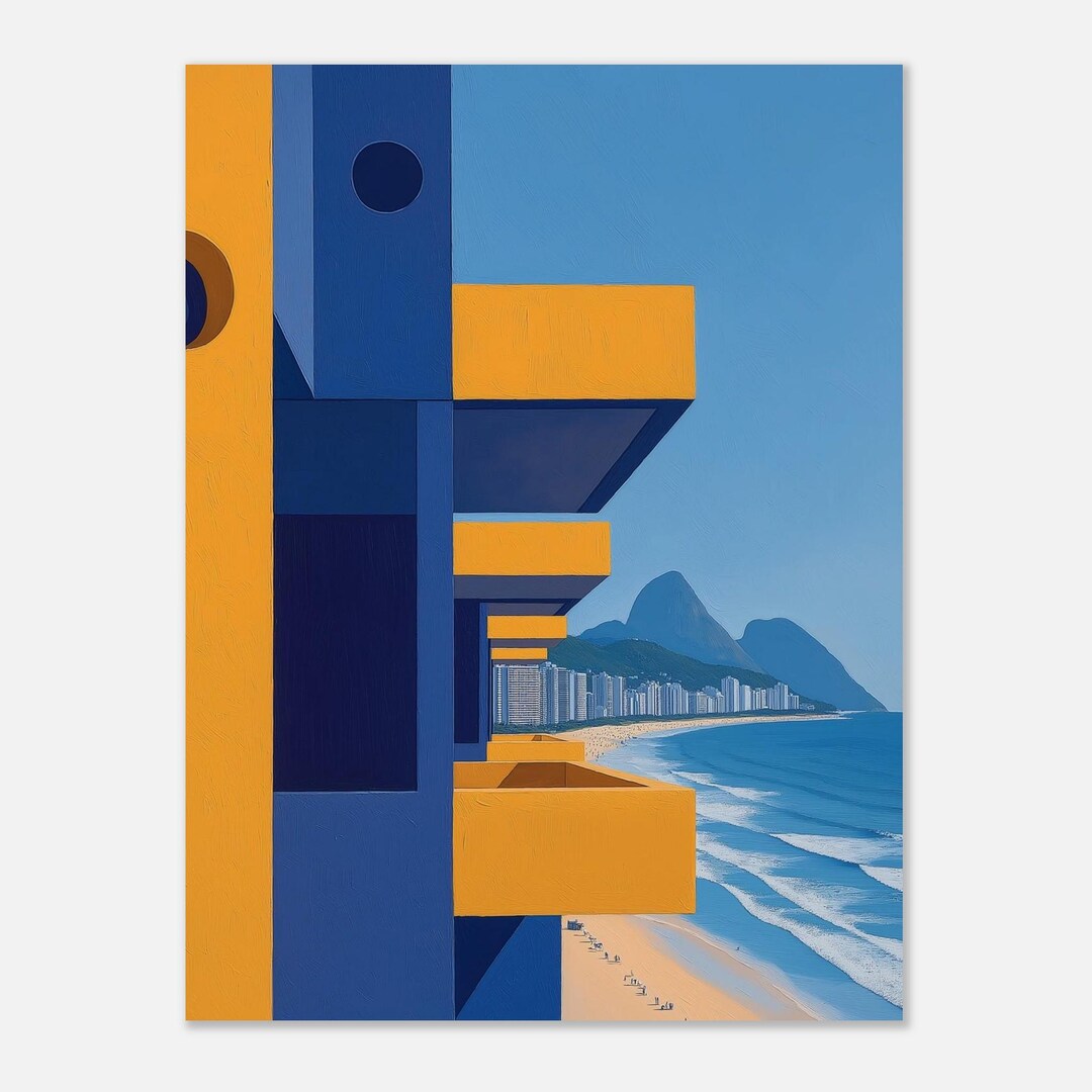 Copacabana Condo Semi-glossy Poster - Etsy