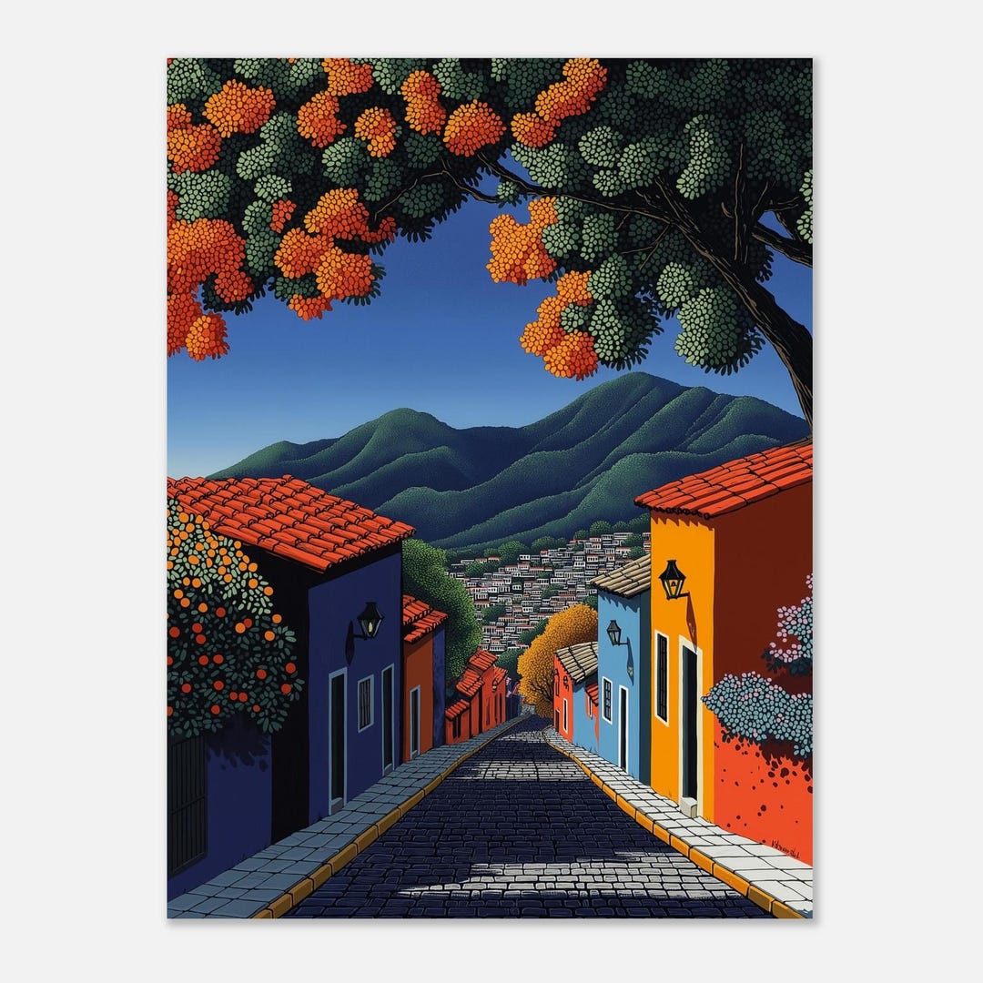 Oaxaca Colors Semi-glossy Poster - Etsy