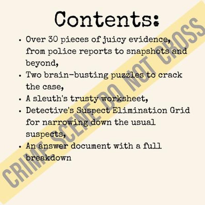 The Final Session | Cold Case Detective Game | Murder Mystery Puzzle ...