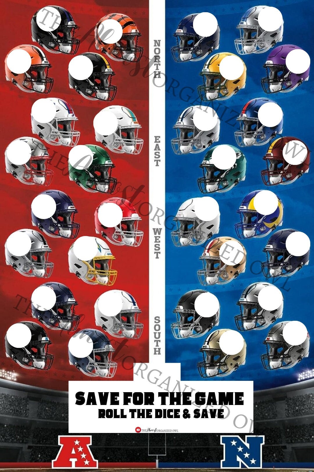 Football Fun...roll the Dice and Save | Save for Watch Party or ...