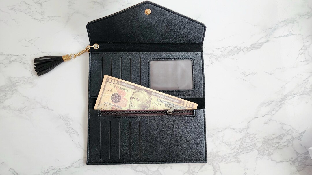 Thin Wallet | Money Holder | Cash Folder | Pink, Black OR Red - Etsy