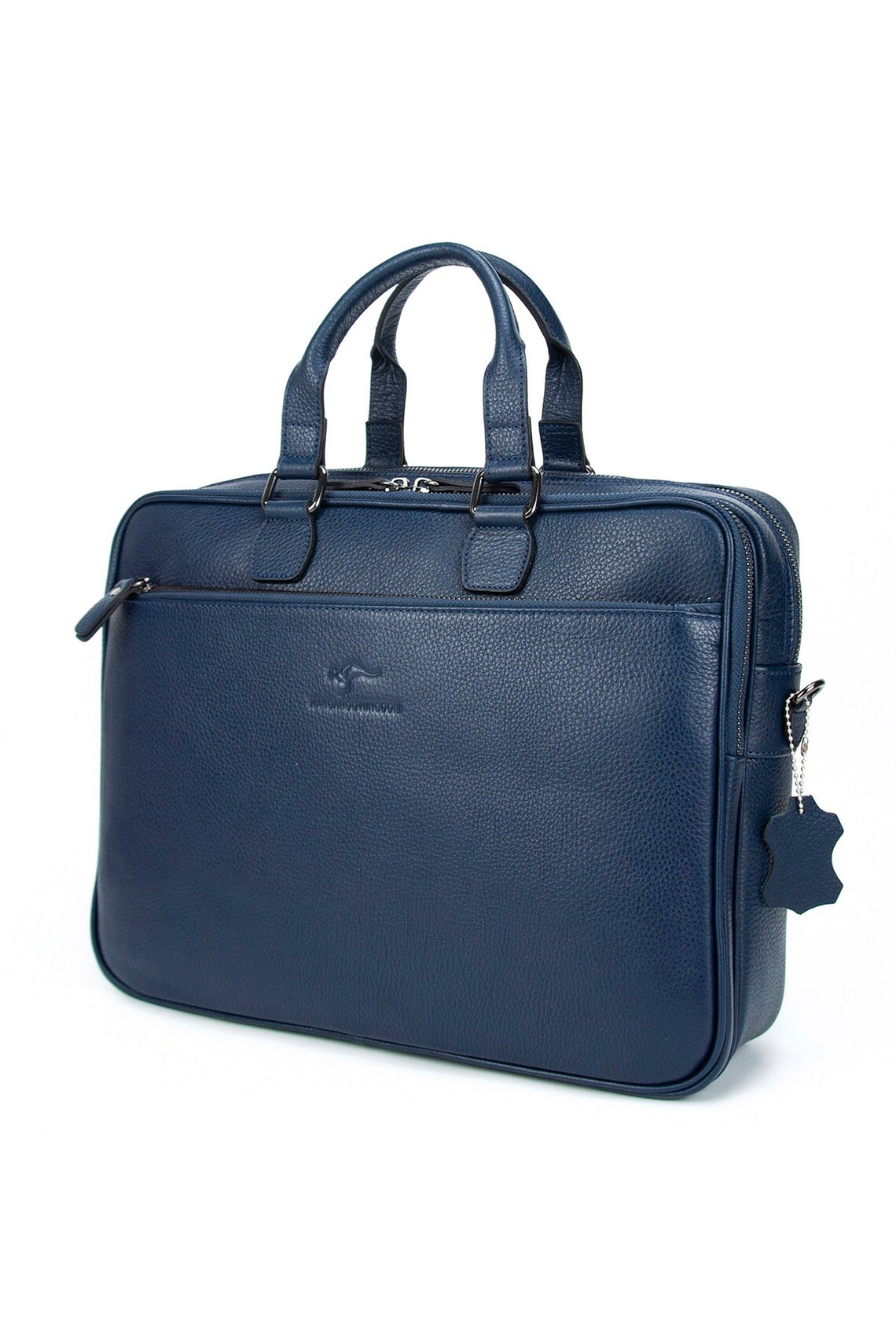 Brown Leather Briefcase: Cow Leather Laptop Shoulder Bag - Etsy