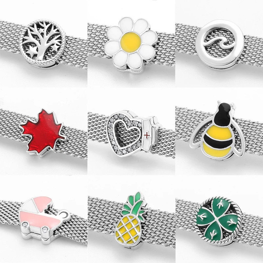 PR Charms 925 Sterling Silver | Reflection Clips Cat Paw Print ...