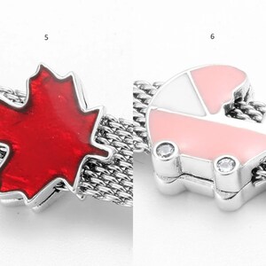 PR Charms 925 Sterling Silver | Reflection Clips Cat Paw Print ...