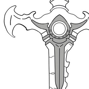 Byleth Sword of the Creator Pattern Blueprint - Etsy