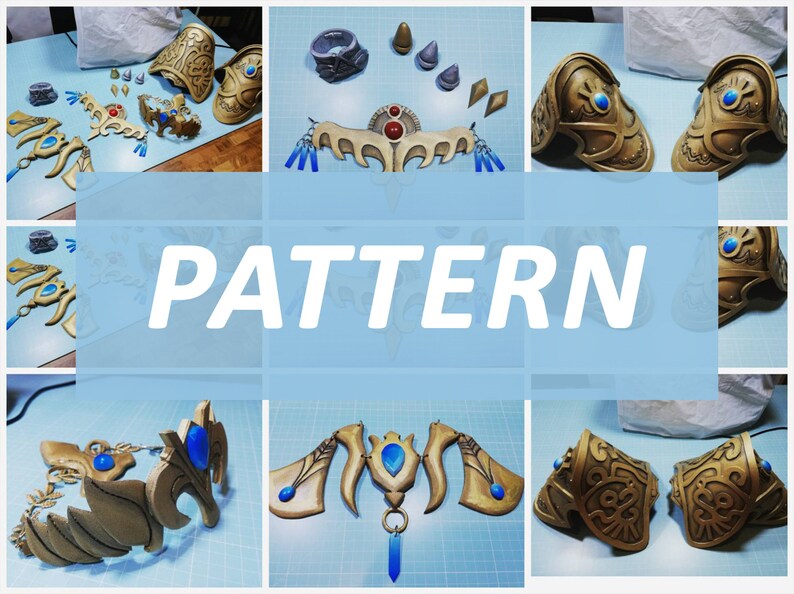 Twilight Princess Armor Pattern Blueprint - Etsy