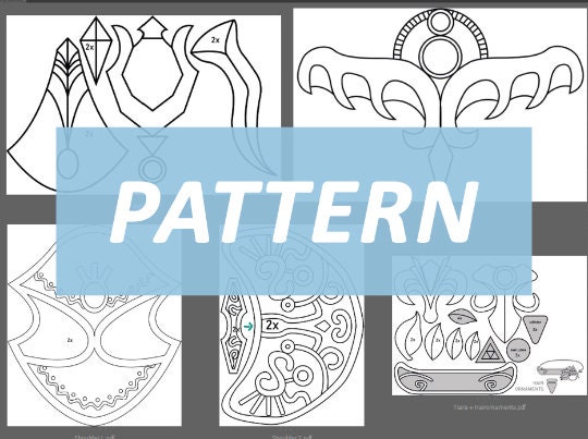 Twilight Princess Armor Pattern Blueprint - Etsy