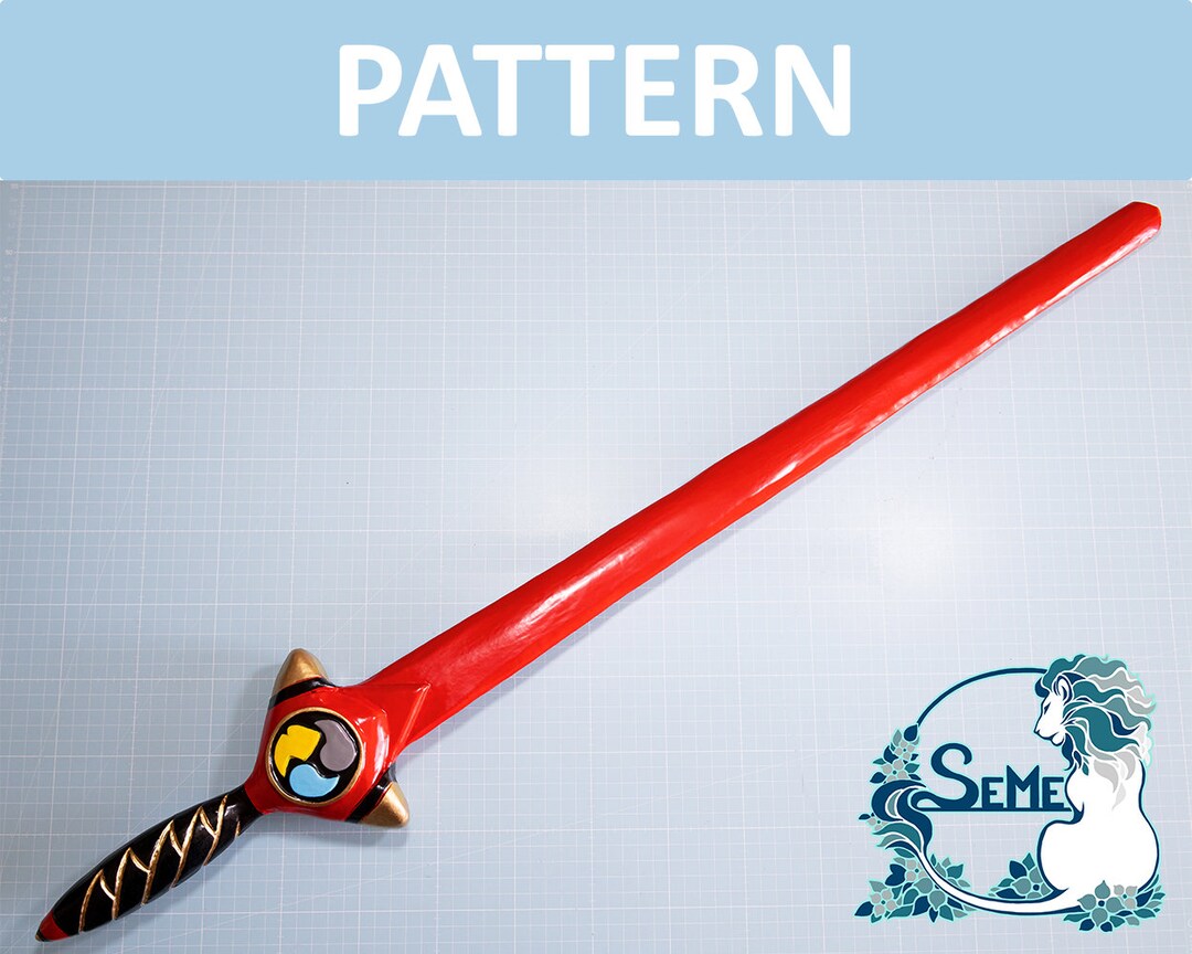 ML Sword Pattern Blueprint - Etsy