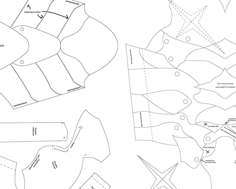 FE3H Dimitri Cosplay Costume Foam Armor Pattern Set COMPLETE SET - Etsy