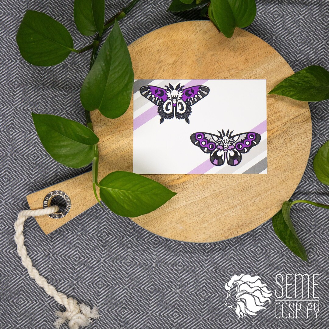 Pride Moth Postcard Pride Flag - Etsy