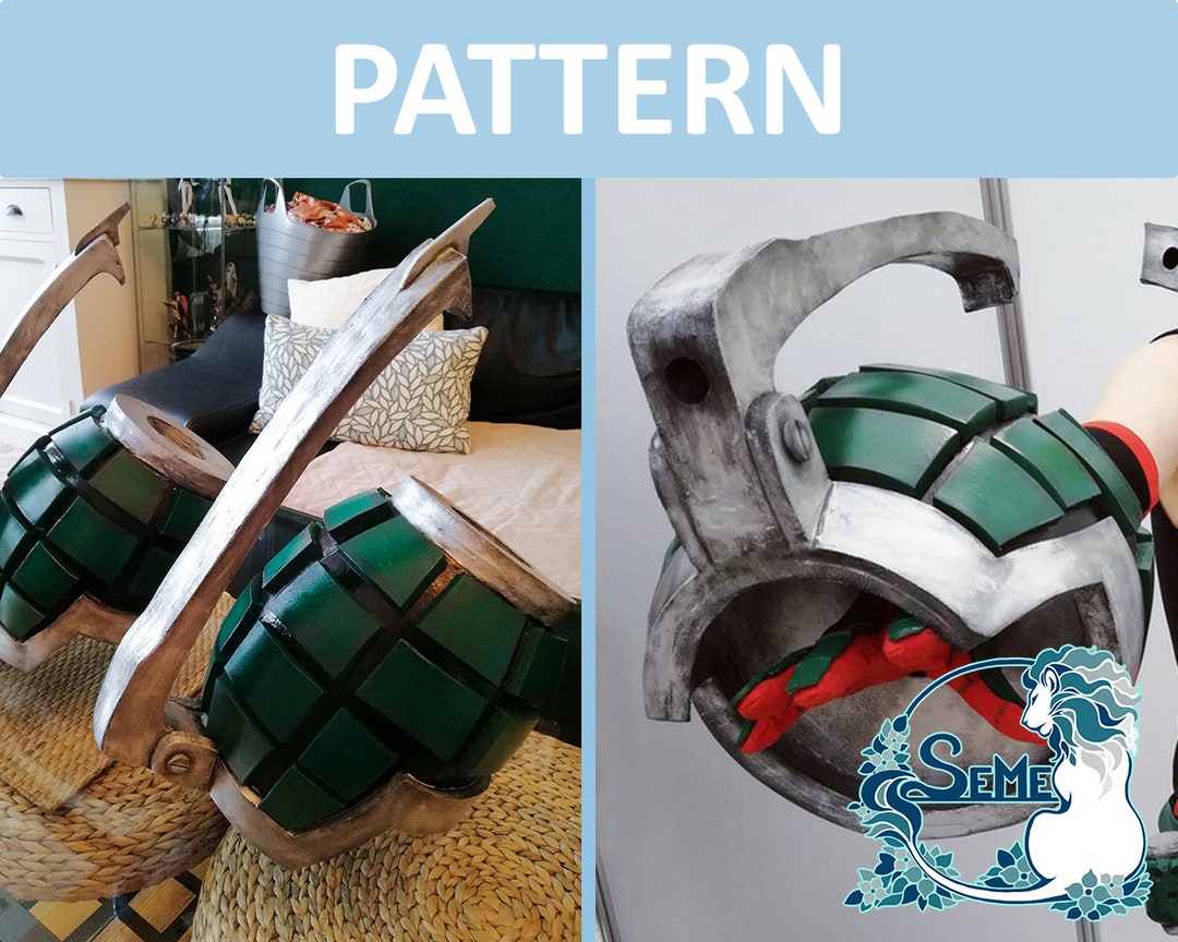 Hero Cosplay Costume Gauntlet Pattern - Etsy