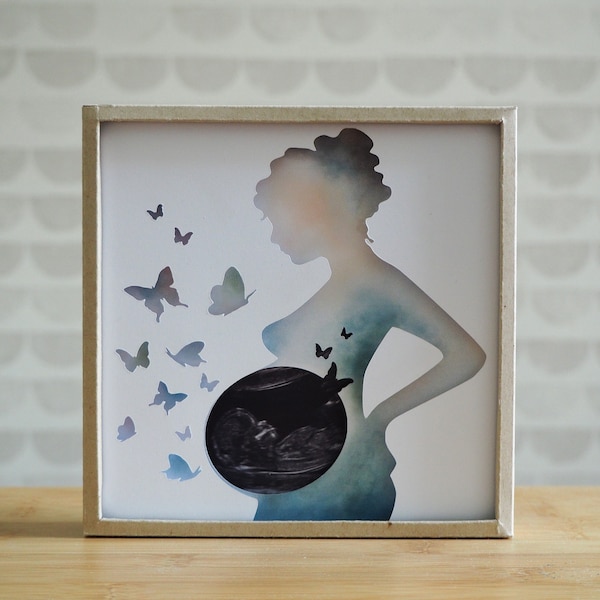 Baby Shadow Box - Etsy