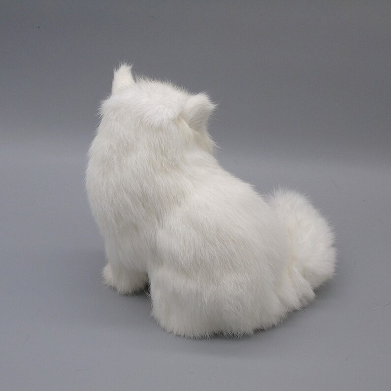 Realistic White Persian Cats Stuffed Toys Simulation Cat Dolls - Etsy