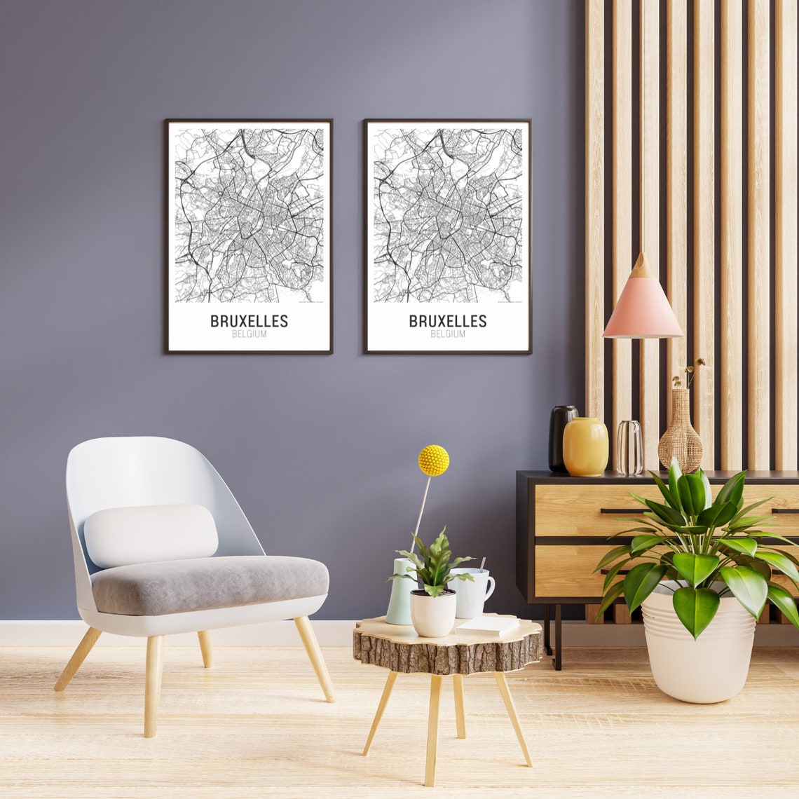 Bruxelles Map Bruxelles Map Prints Bruxelles City Print - Etsy