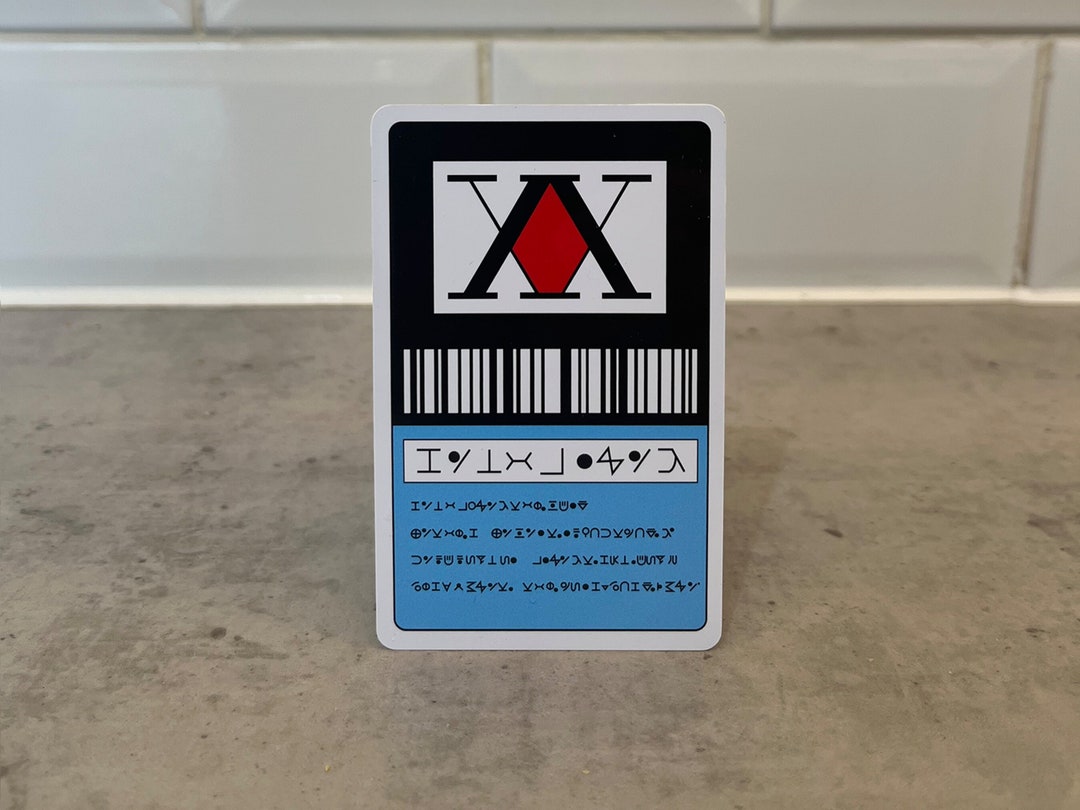 HUNTER X HUNTER Hunter License Replica Regular & Double Star Handmade ...