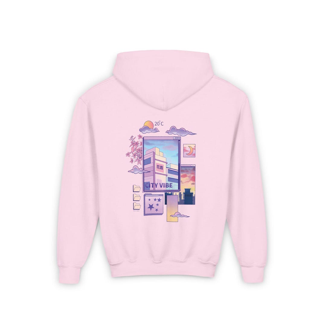 Retro Anime Hoodie | Haikyuu Inspired Pink Sweatshirt - Etsy
