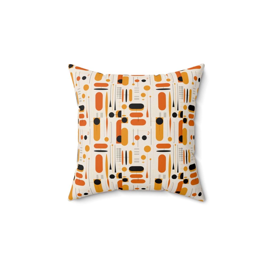 Mid Century Modern Pillow Mid Century Modern Fabric 50s Style Art Deco ...