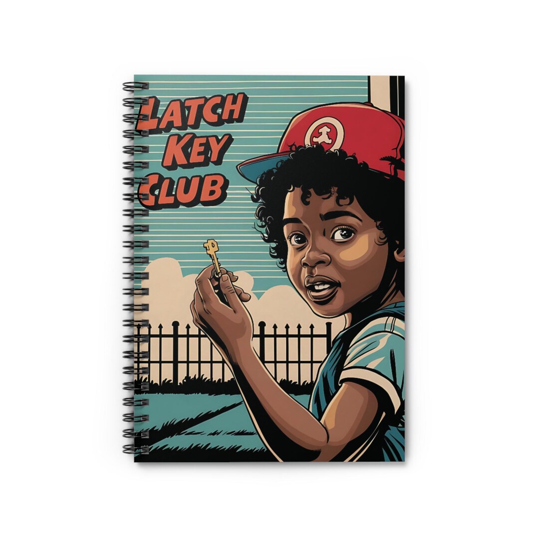 Gen X Spiral Notebook: Latch Key Kid Retro Journal - Etsy