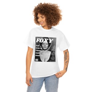 Pam Grier FOXY Retro Magazine Cover Tee Shirt - Etsy